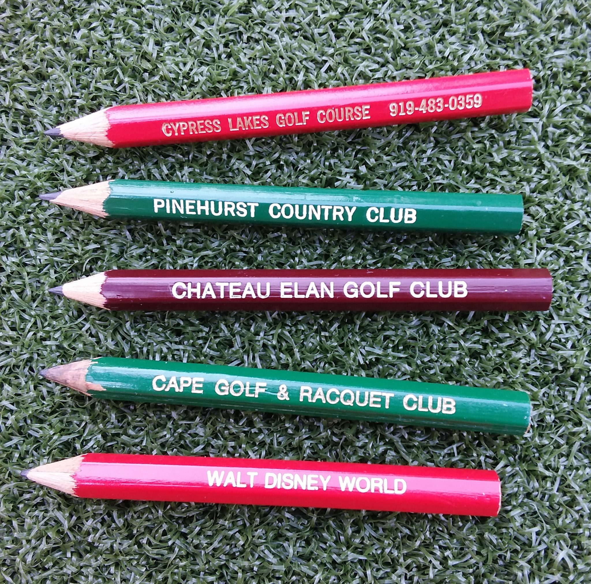 Scorecard pencils - Gar Golf